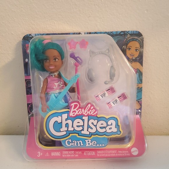 Mattel | Toys | Brand New Barbie Chelsea Can Be Playset Pop Star Blue ...